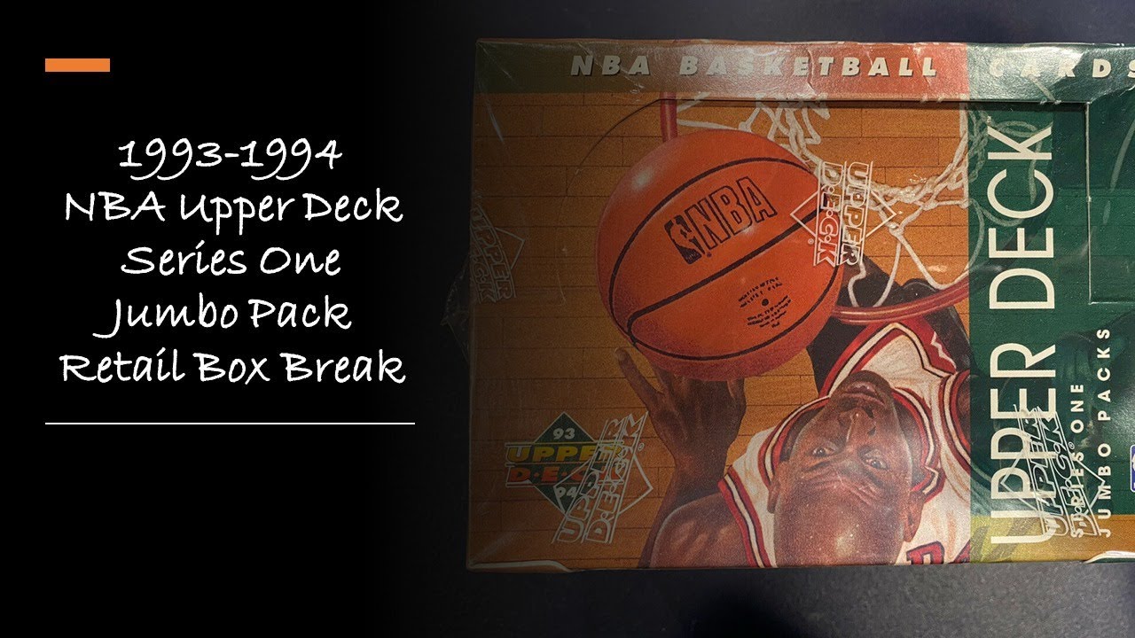 1993-94 Upper Deck NBA Jumbo Packs Box Break - #KB1 - YouTube