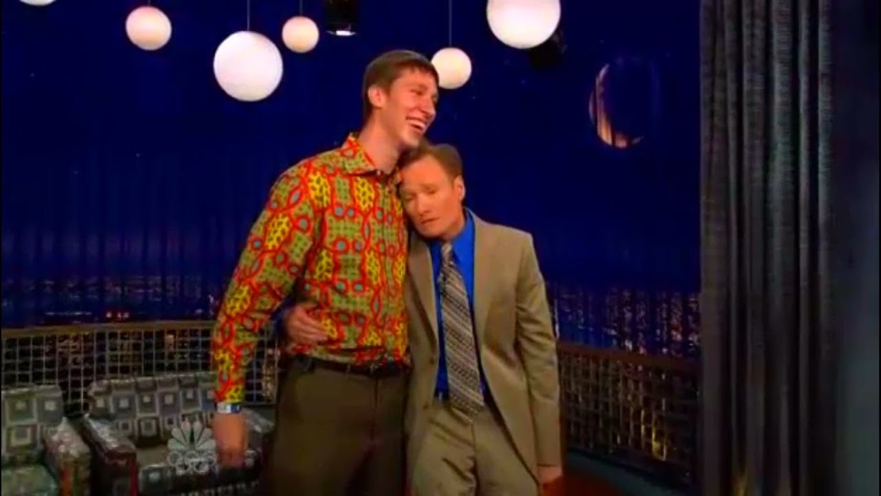 Conan Meets The Tallest Guy In The Audience - Late Night With Conan O ...