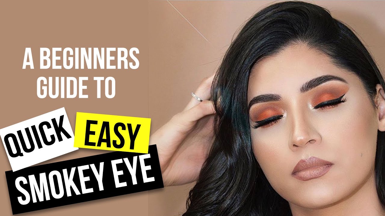 QUICK EASY SMOKEY EYE FOR BEGINNERS | MAKEUPBYZAS - YouTube