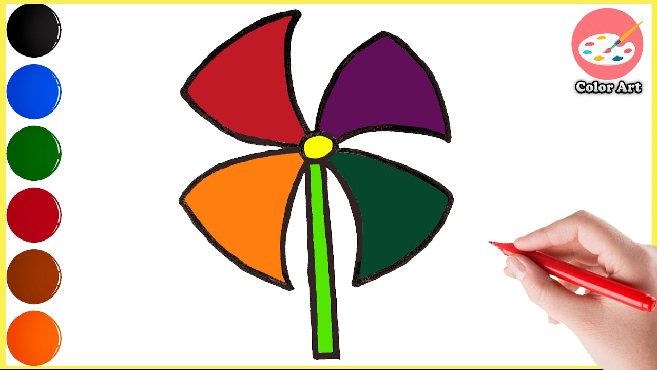 Fan Drawing ||How To Draw Fan - Step By Step Drawing ||#ColorArt#Fan# ...
