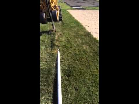 Irrigation plow - YouTube