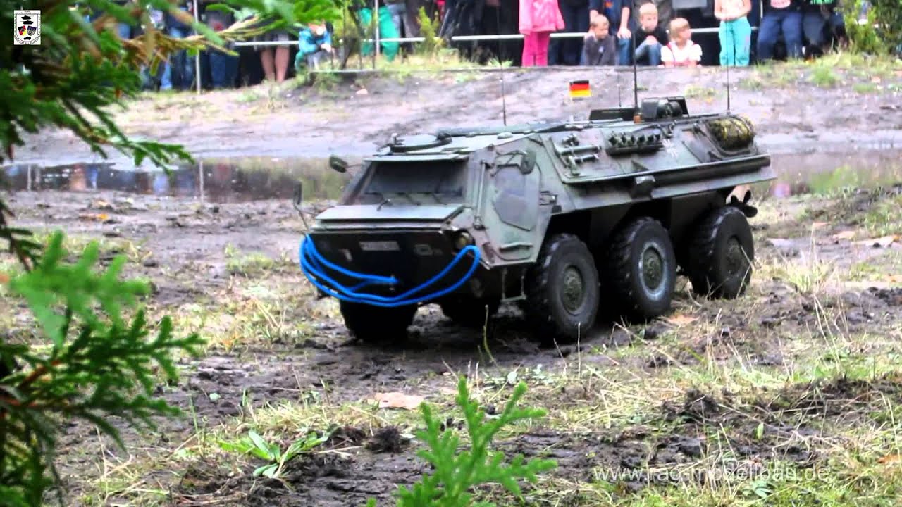Modelle 1:8 Rag Modellbau Stahl auf der Heide Munster 2014 - YouTube