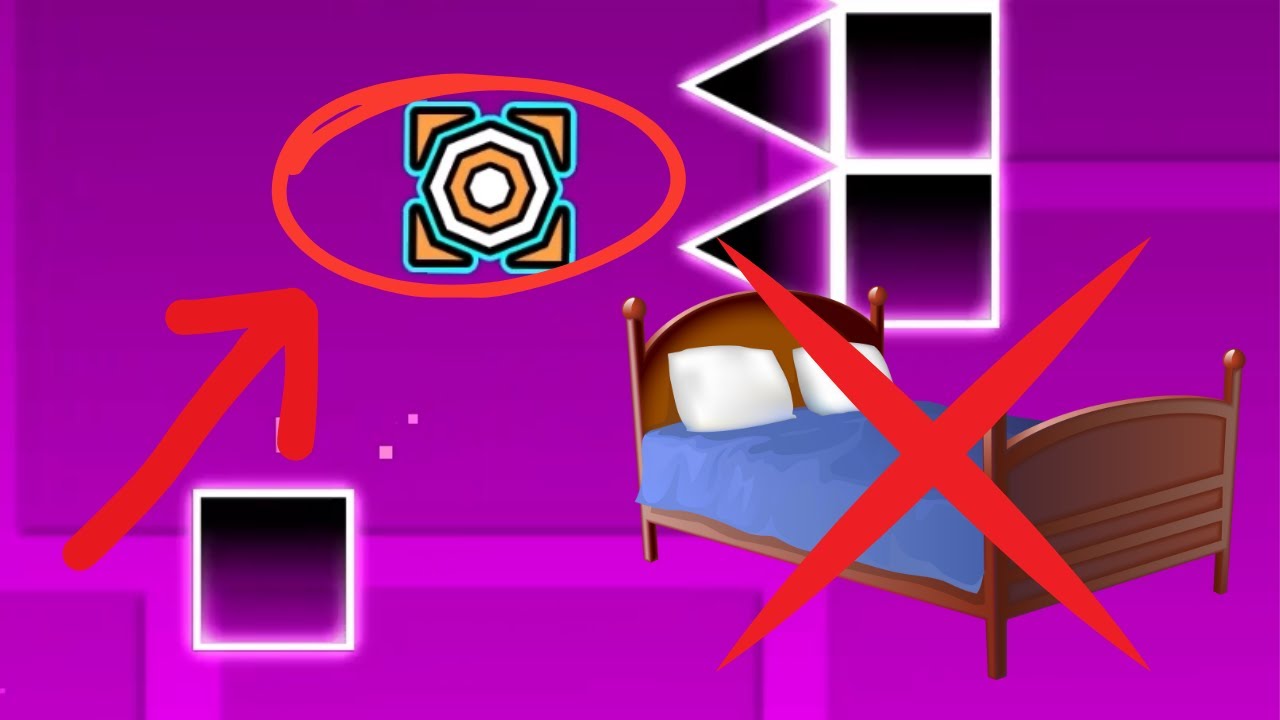 sleep deprived geometry dash (feat. Slippy6300) - YouTube