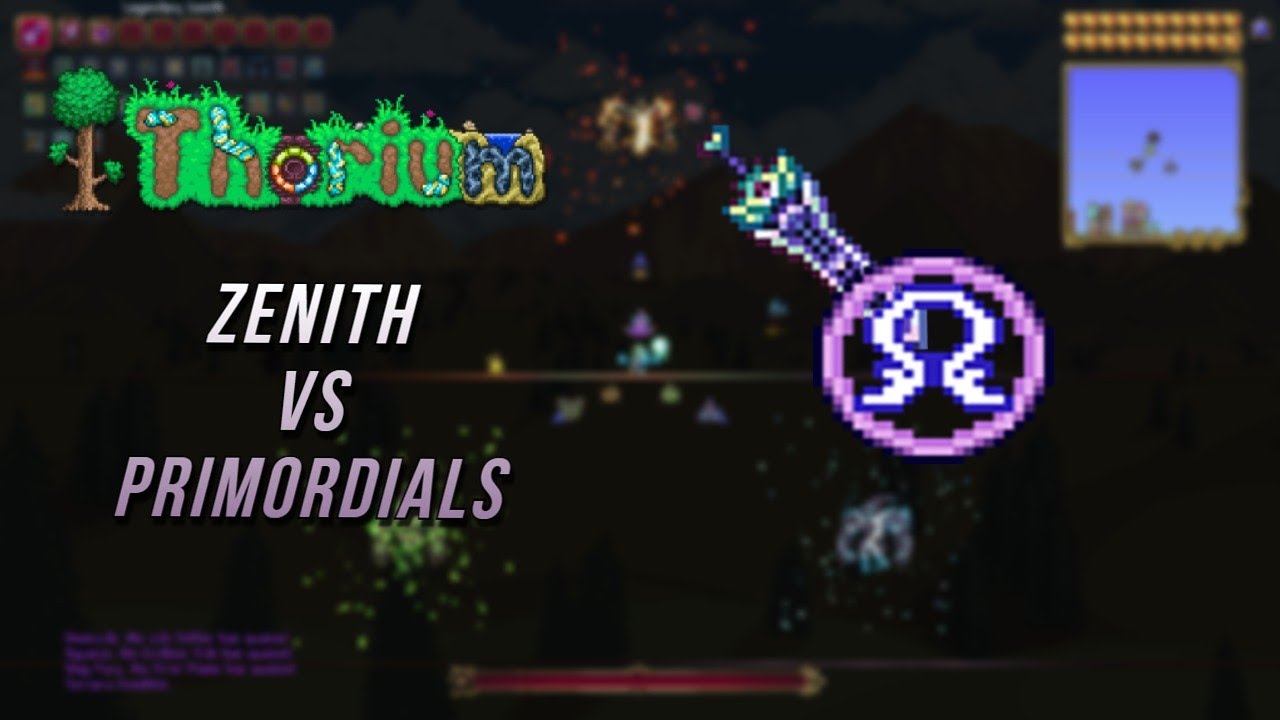 Terraria Thorium - Zenith VS The Primordials - YouTube