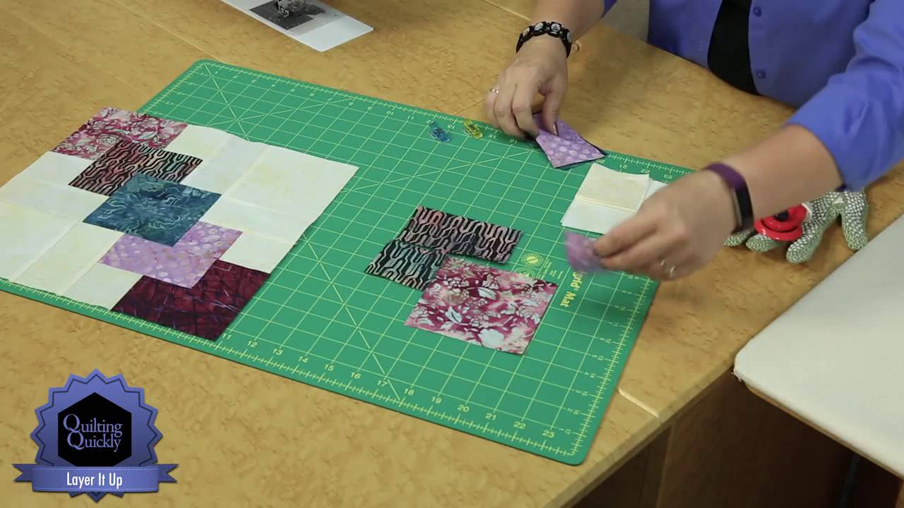 Quilting Quickly: Layer it Up - Single Quilt Block Batik Quilt Pattern ...