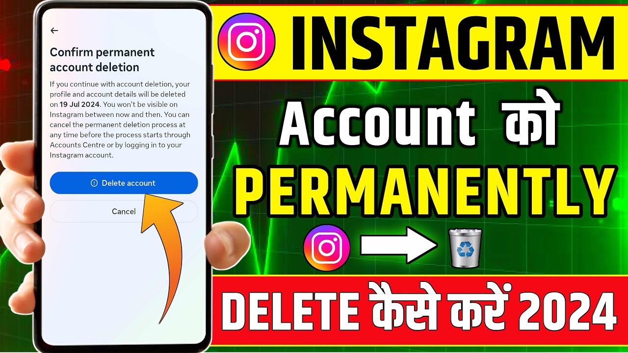 Instagram account delete kaise kare permanently | How to Delete Insta ...