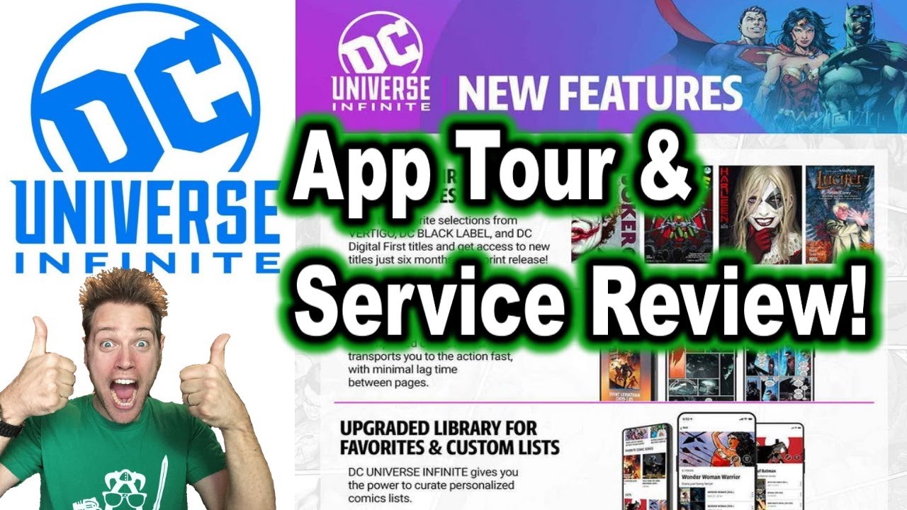 DC Universe Infinite - App & Service Tour/Review - YouTube