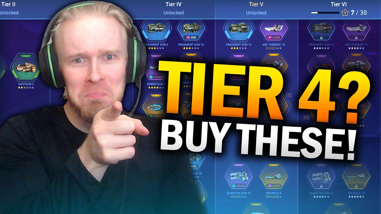 ULTIMATE GEAR HUB TIER 4 GUIDE - Buy THESE Guns and Mechs! - Mech Arena ...