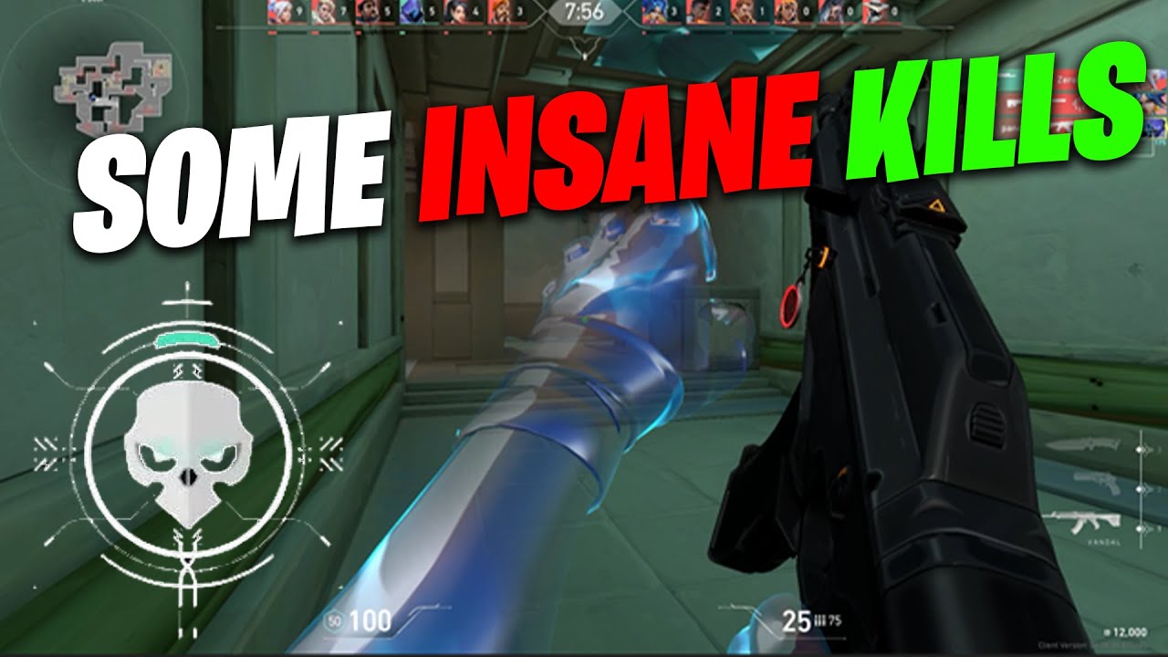 11 Kill Streak On Deathmatch Valorant : RAMPAGE - YouTube