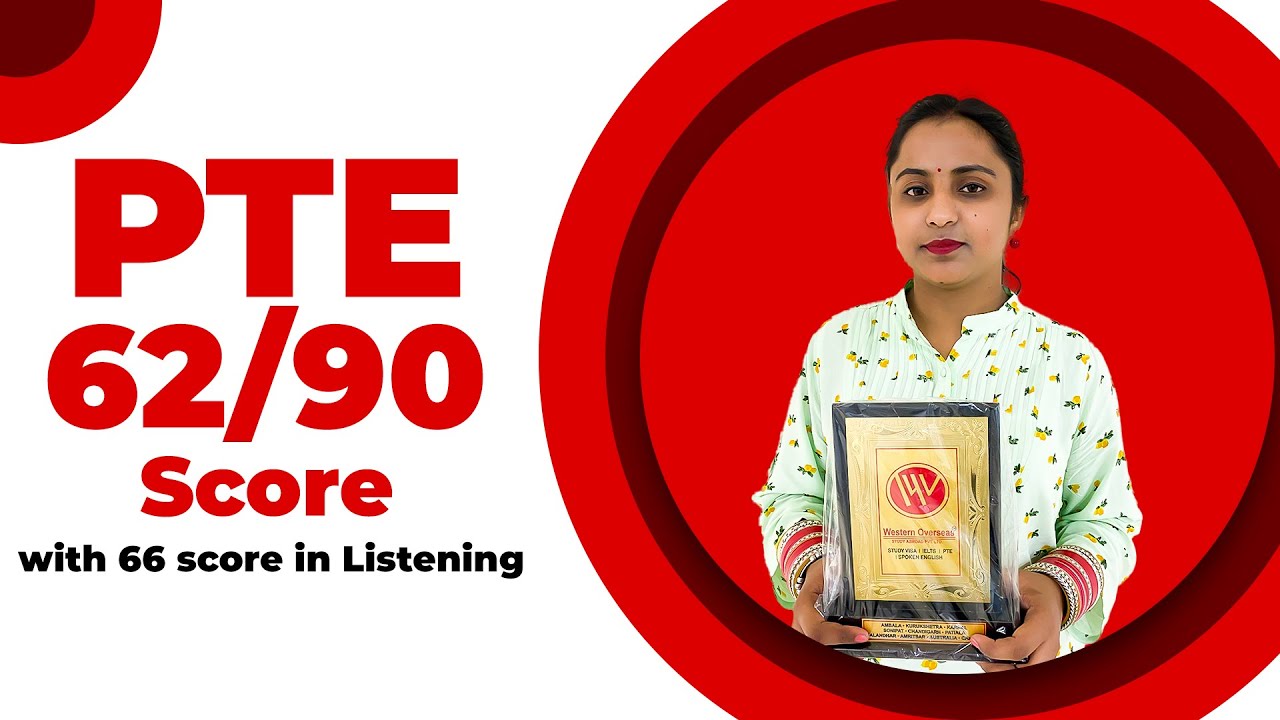 PTE Academic | 62/90 Score with 66 in L | Ms. Noordeep Success Story ...