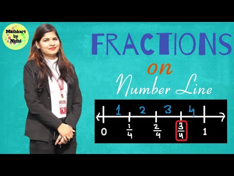 Fractions on Number Line | Mathematics for Grade-6th, 7th - YouTube