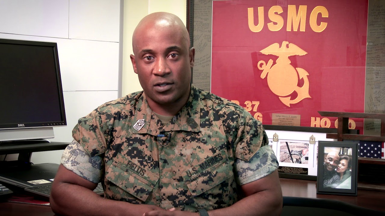 MCCS TV: 2017 Veterans Day Message - SgtMaj Mario Fields - YouTube