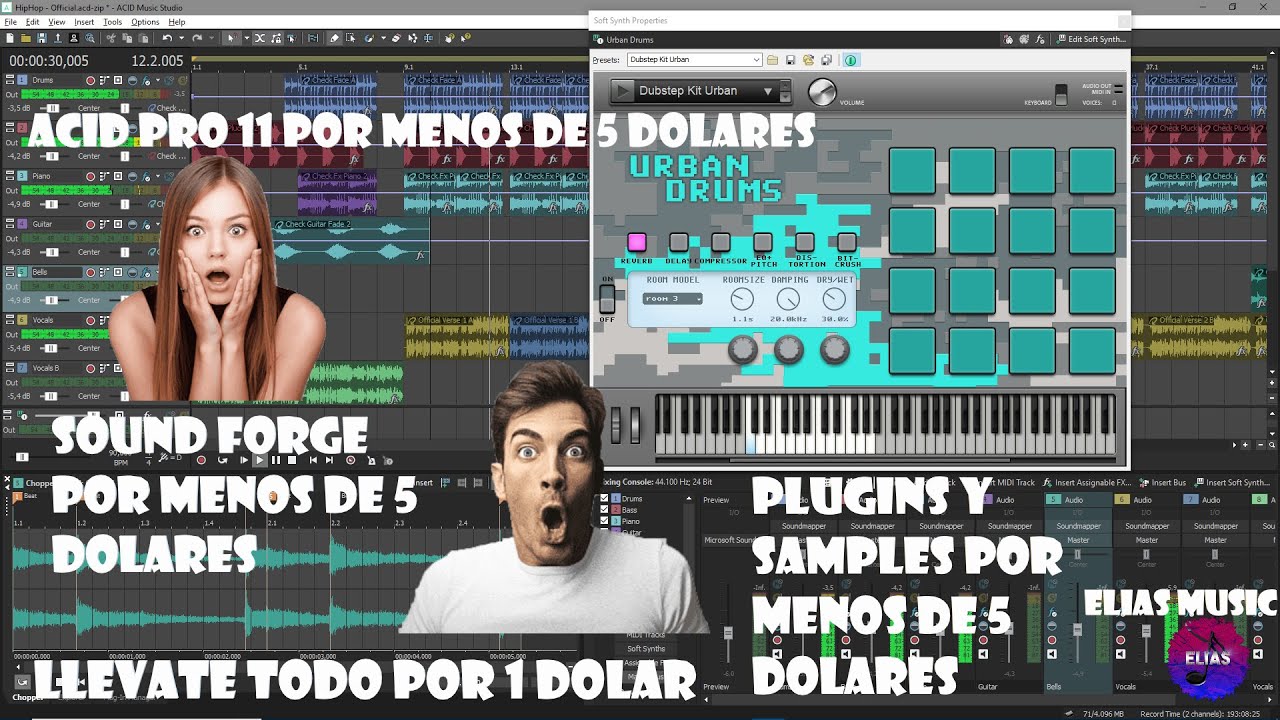 Consigue ACID PRO 11 + SOUND FORGE 13 + COREFX SUITE + WIZARDFX SUITE Y ...