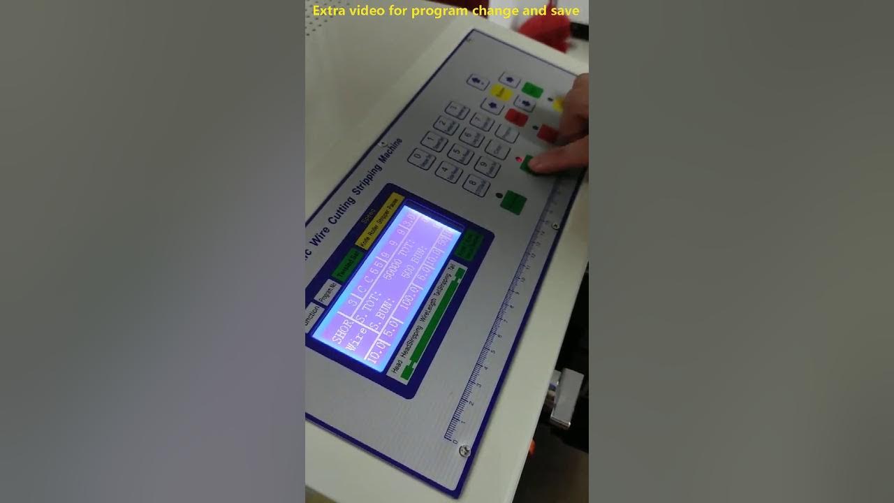 Extra video for specify how to program and save as record for small ...
