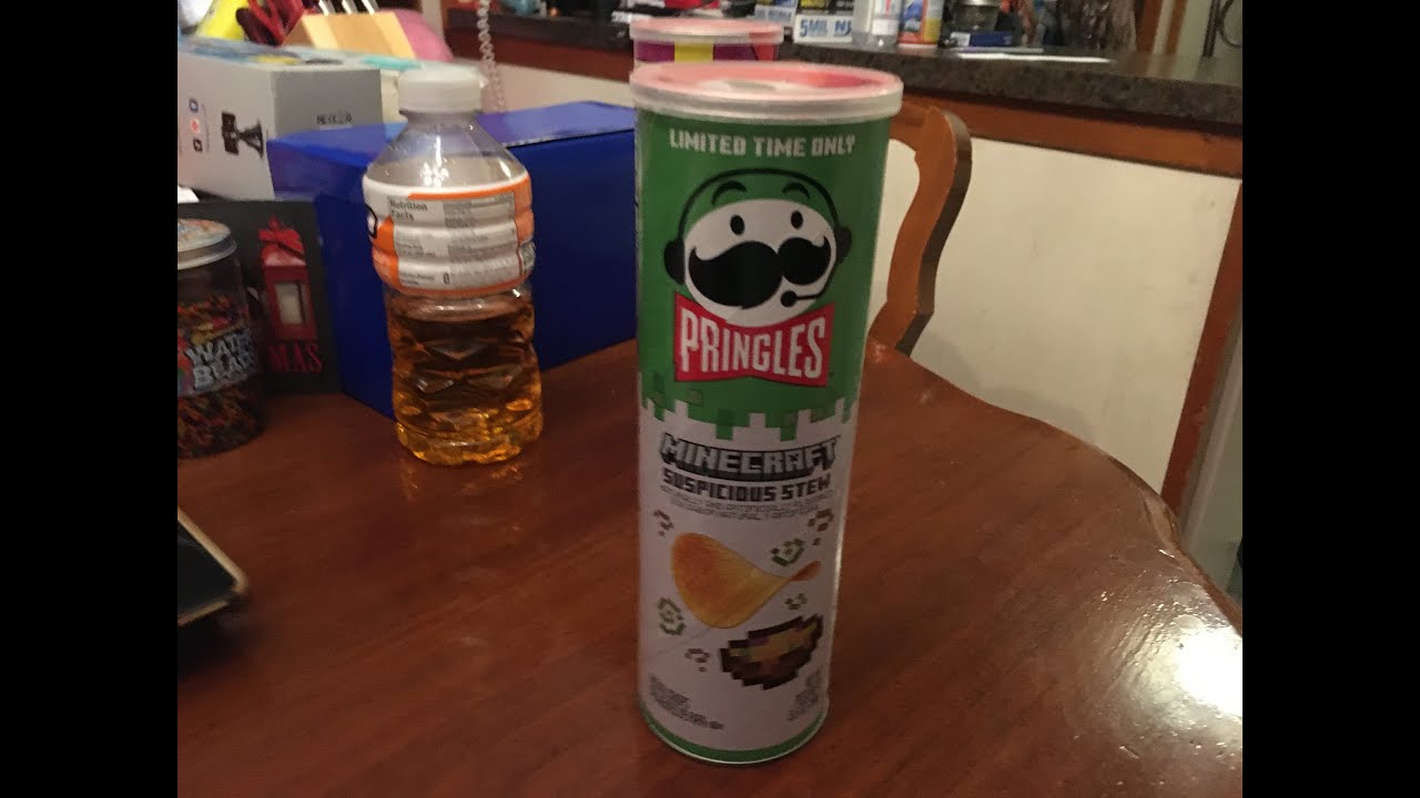Let's try Pringles Minecraft Suspicious Stew LIMITED EDITION - YouTube