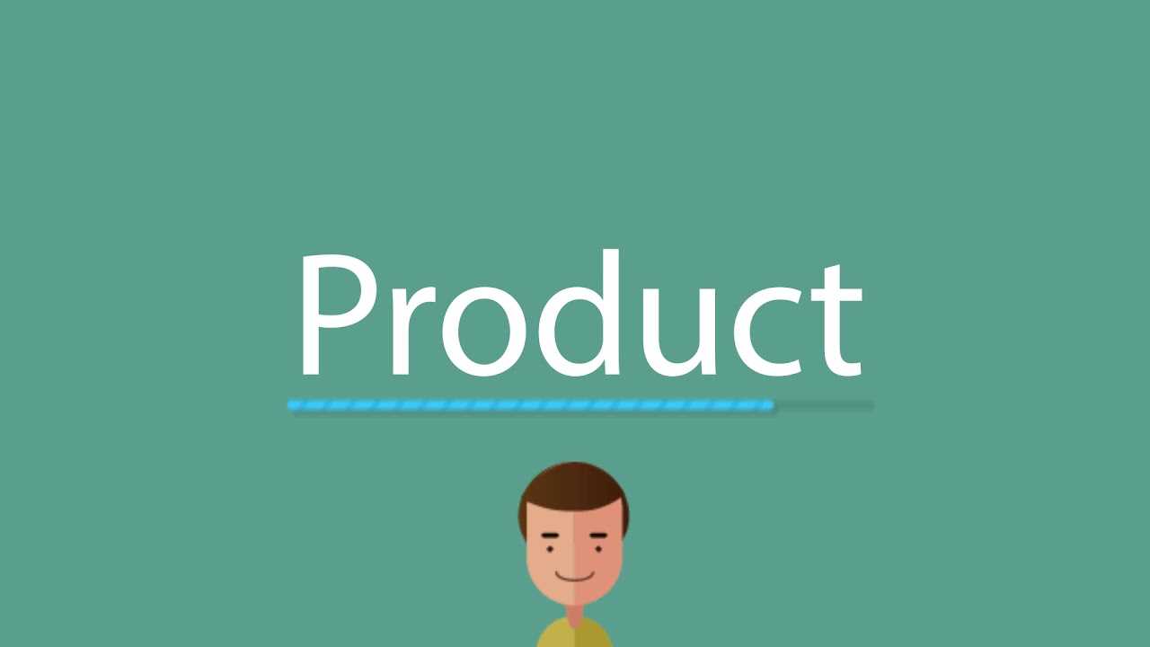 How to say Product - YouTube