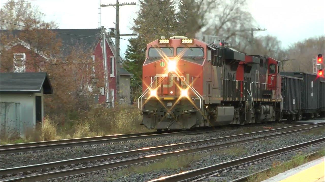 CN Train 368 Eastbound November 4, 2024 - YouTube