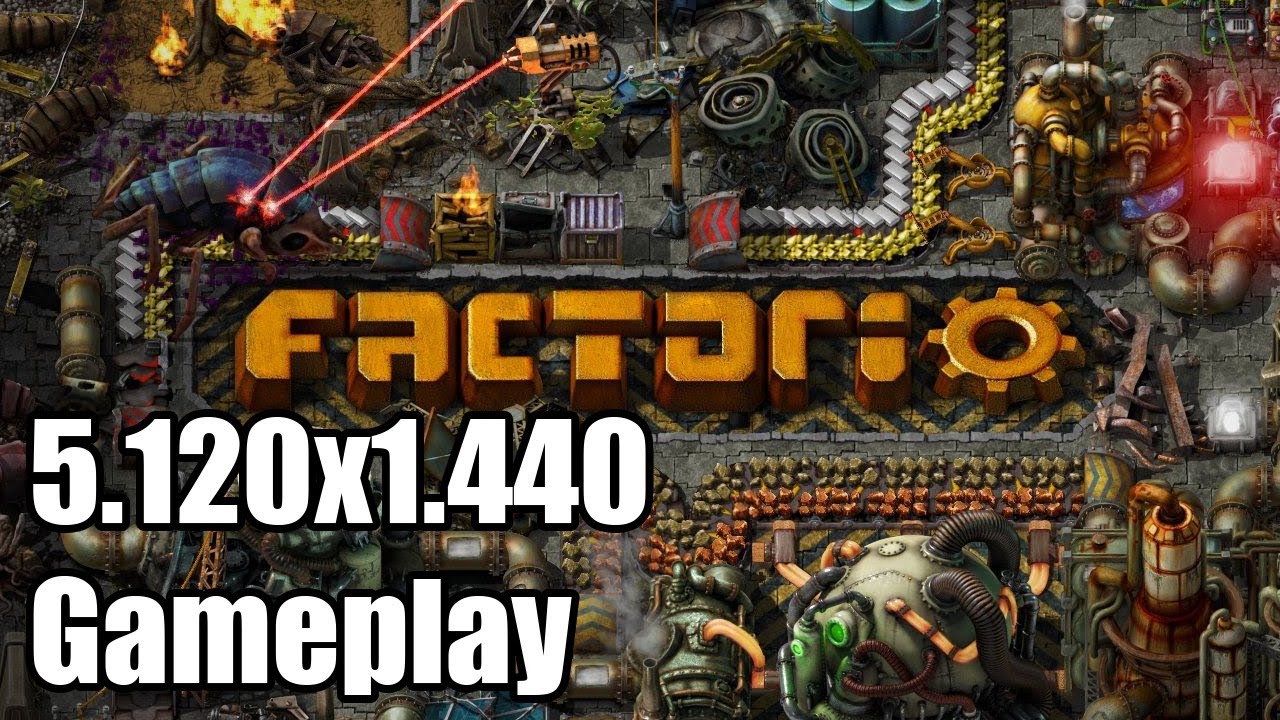 Factorio Ultrawide Gameplay [5120x1440] [32:9] - YouTube