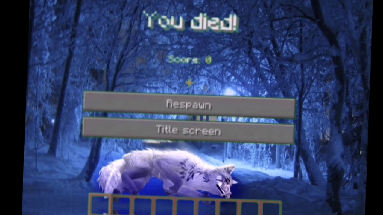 You died!(вы умерли) meme Wildcraft & Minecraft(Ч.О.) - YouTube