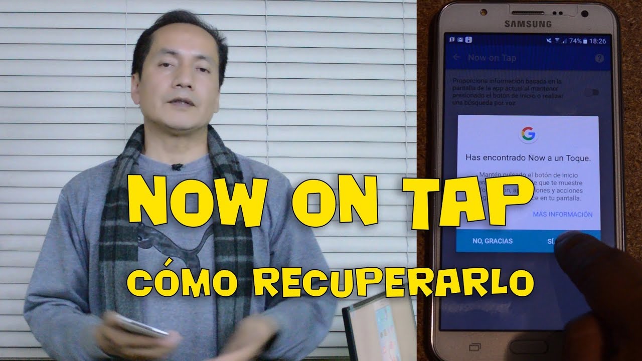 Recuperar al Google Now on Tap en Android | Somos Android - YouTube