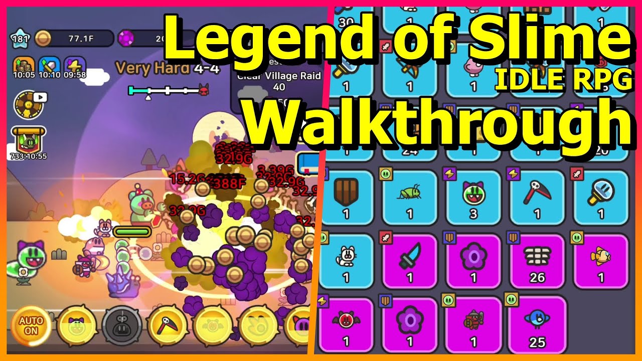 Legend of Slime IDLE RPG Walkthrough Gameplay - YouTube