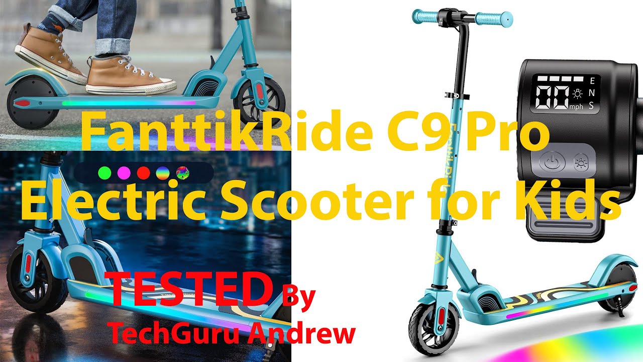 FanttikRide C9 Pro Electric Scooter for Kids - YouTube