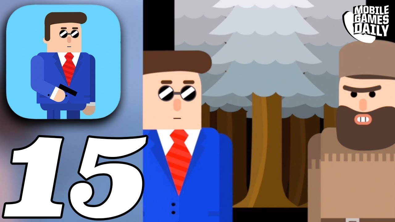 MR BULLET - Gameplay Walkthrough Part 15 - SNOW FOREST (iOS Android ...