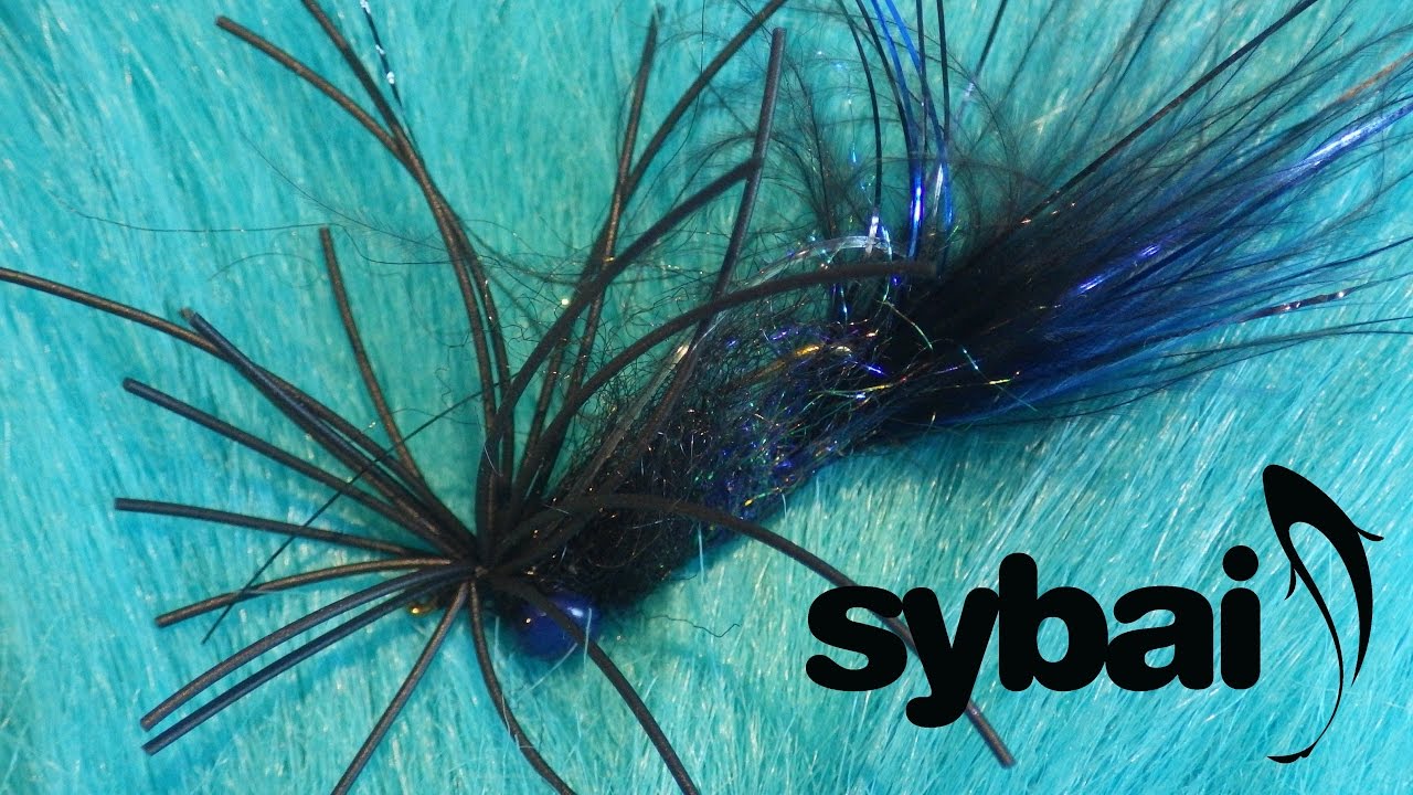 Tying a Gimp Bass fly - YouTube