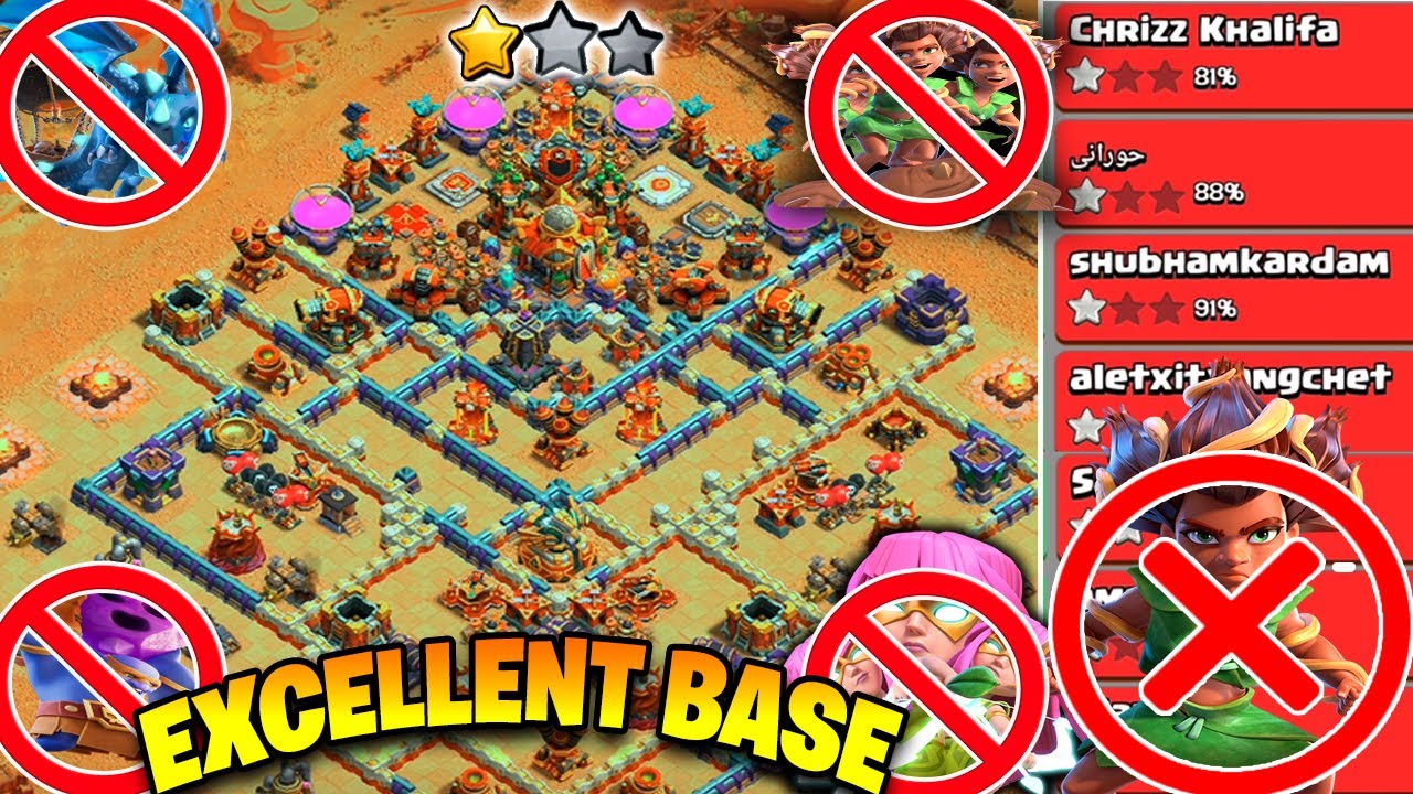 *EXCELLENT* TH16 WAR BASE | Th16 Anti Root Rider * WAR + CWL + Trophy * Base | Th16 Base Link ...