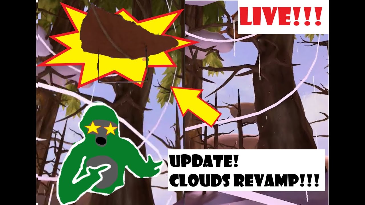 CLOUDS REVAMP COUNTDOWN! GORILLA TAG LIVE PLAYING WITH VIEWERS!!! - YouTube