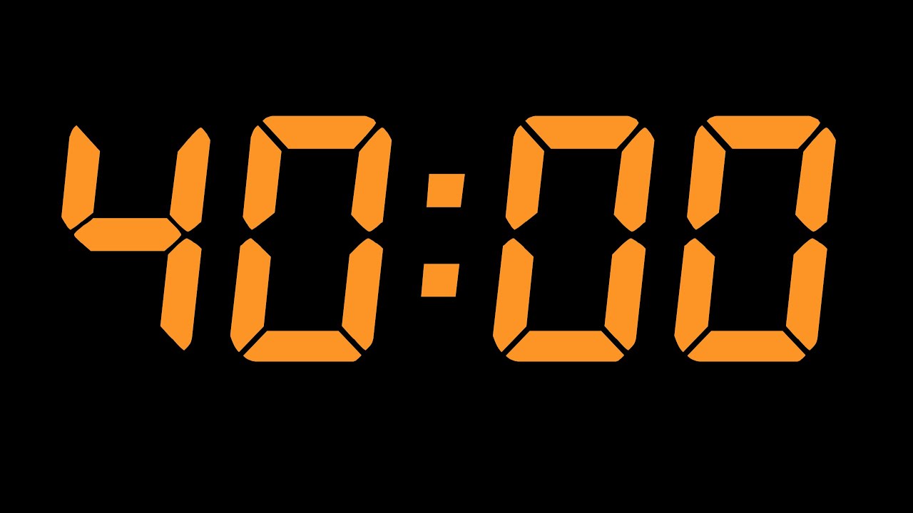 「40 Minutes Timer」 - With Relaxing Music - YouTube