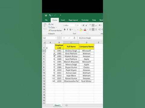 Don't Miss this Tricks | Data Sorting tricks in Excel. #excel #excelwallah #shorts - YouTube