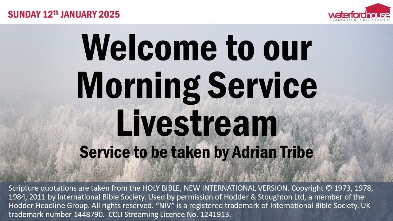 Morning Service, Sunday 12th January 2025 - YouTube