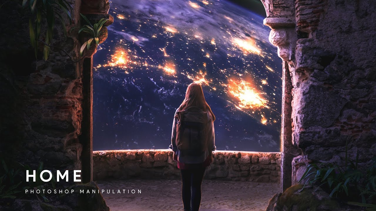 Home - Photoshop Manipulation Process - YouTube