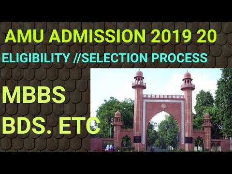 AMU MBBS // BDS ADMISSION 2019 - YouTube