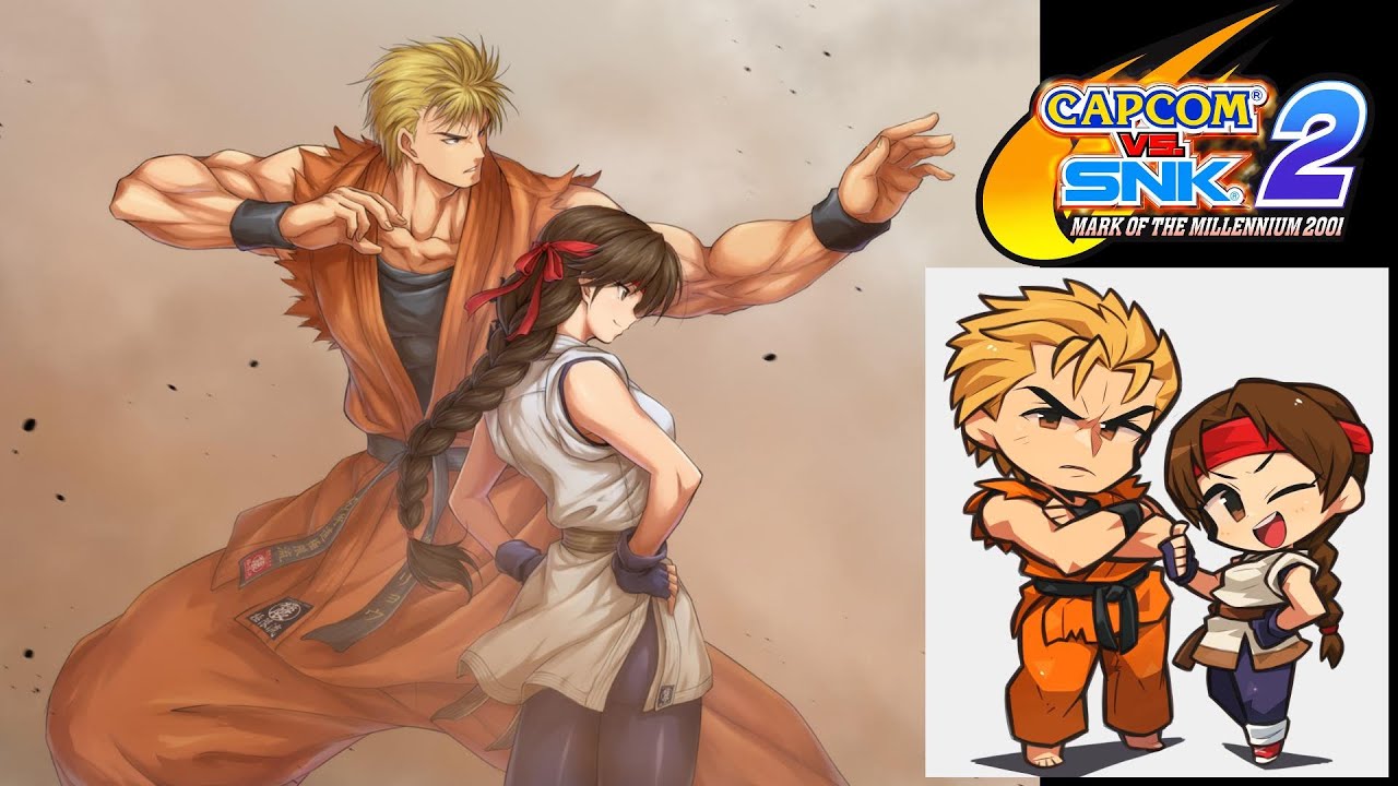 RYU CAP. VS RYO (Who is the strongest?) SNK - CvS2 リュウ VS リョウ・サカザキ ...