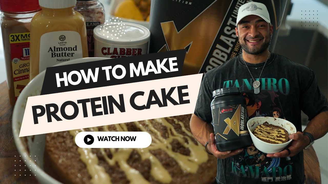 HOW TO MAKE PROTEIN CAKE | 3 INGREDIENTS ONLY - YouTube
