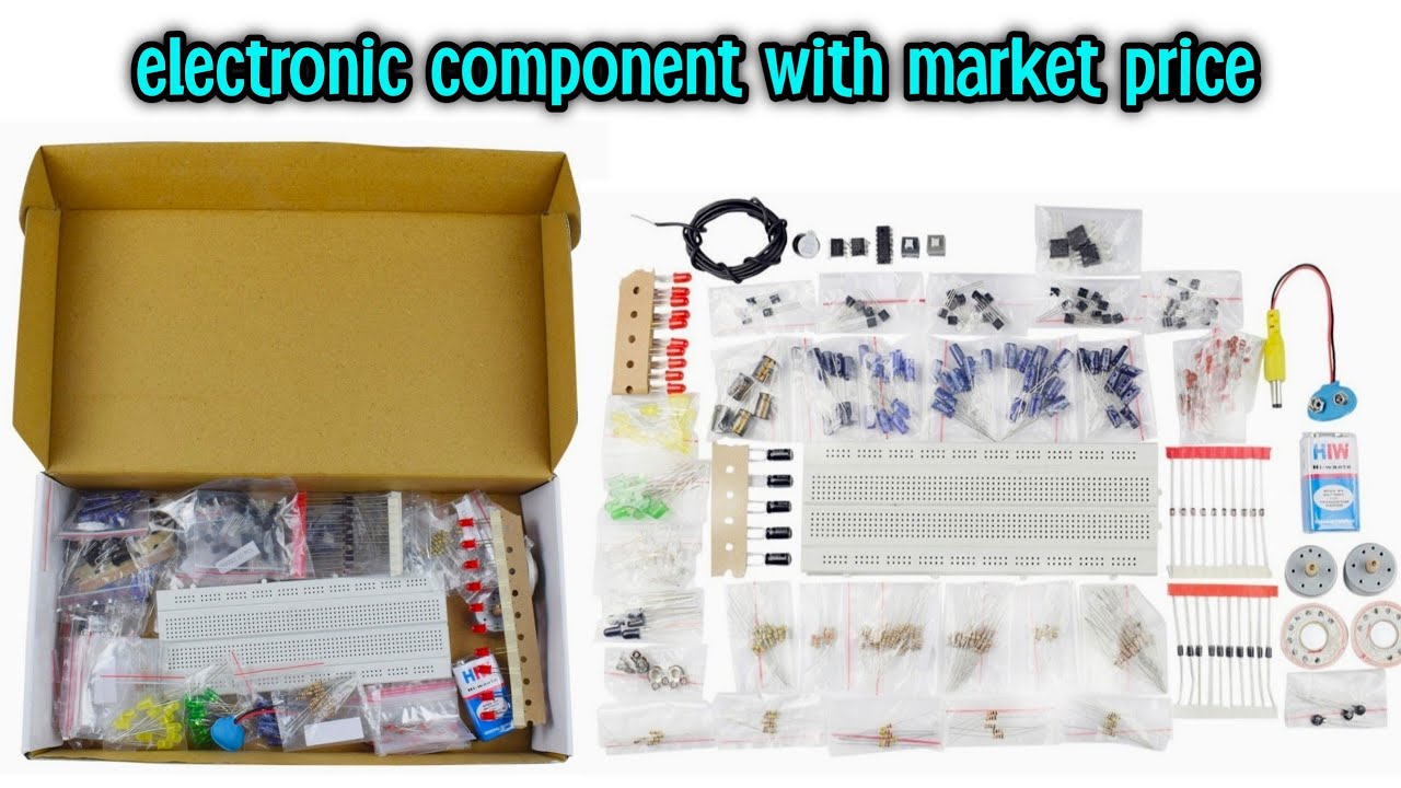 My electronic collection with market price | electronic components ...