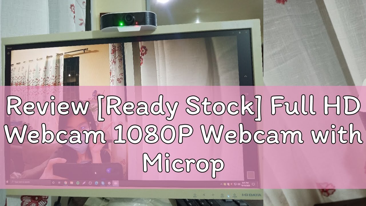 Review [Ready Stock] Full HD Webcam 1080P Webcam with Microphone for ...