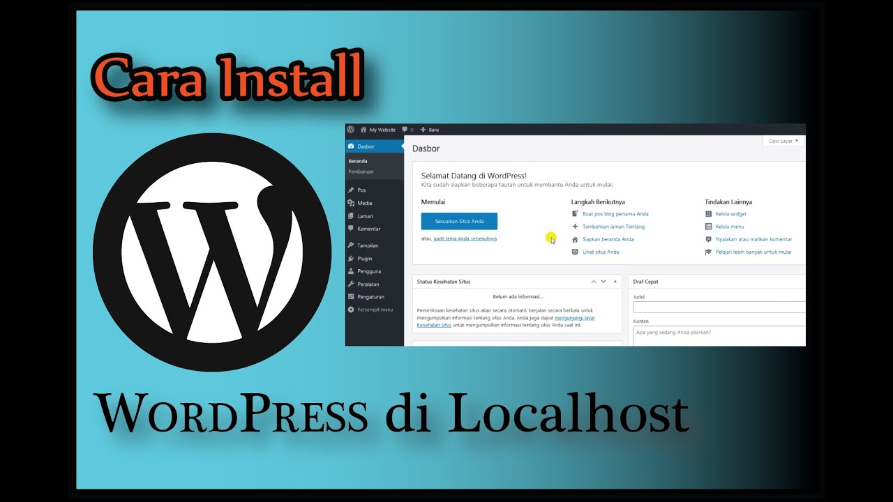 DOKUMENTASI CARA INSTALL WORDPRESS DI LOCALHOST DENGAN APPSERV. - YouTube