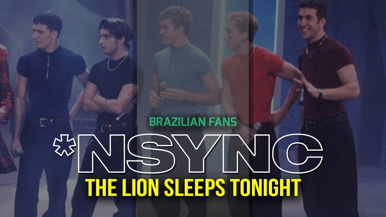 *NSYNC - The Lion Sleeps Tonight (LIVE) [Rare video] - YouTube