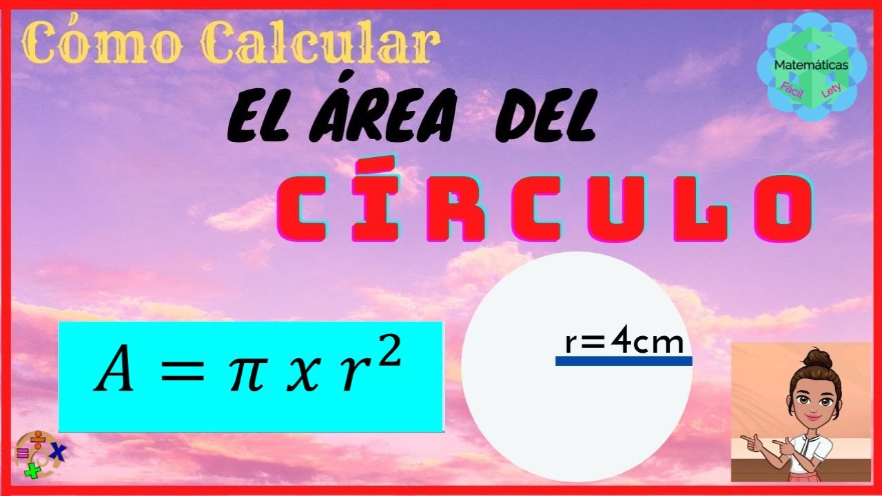 COMO SACAR EL AREA DEL CIRCULO😍 Super Fácil 2 Ejemplos Resueltos - YouTube