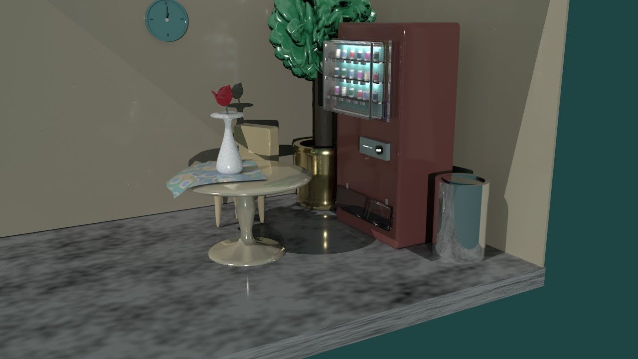 MAYA PROJECT (vending machine 자판기 중간과제 ) - YouTube