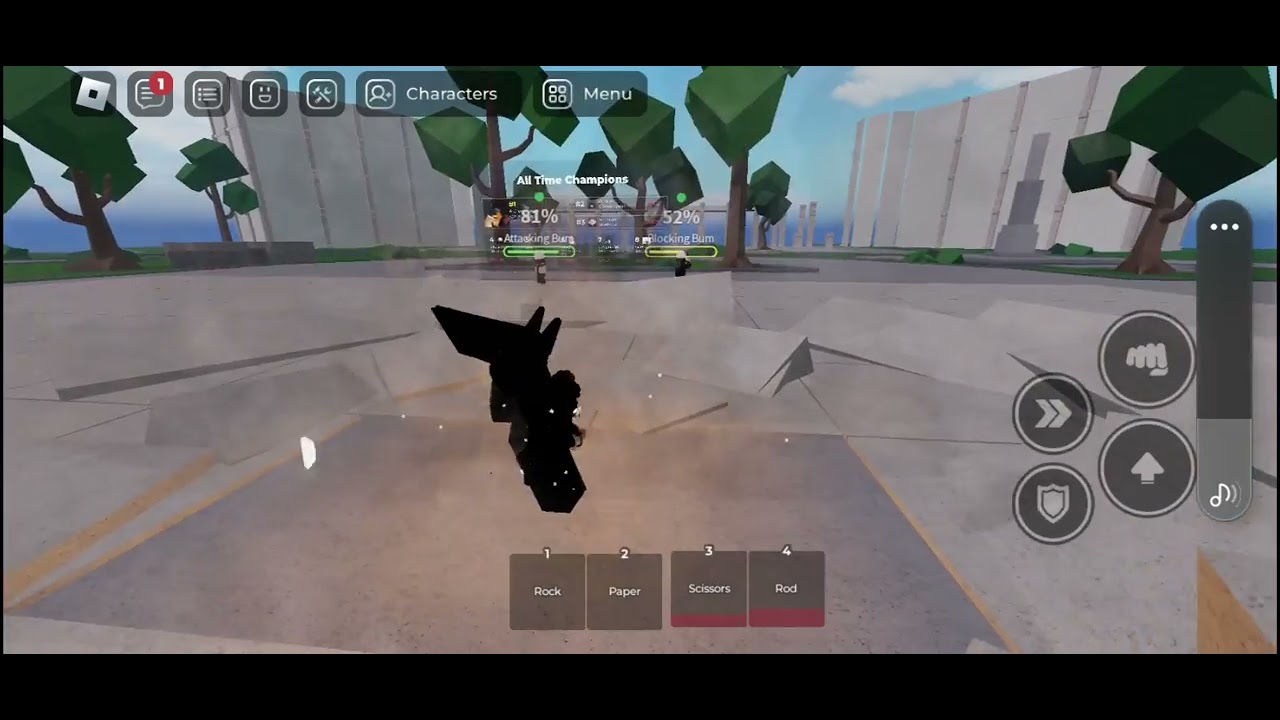 playing roblox ultimate battlegrounds - YouTube