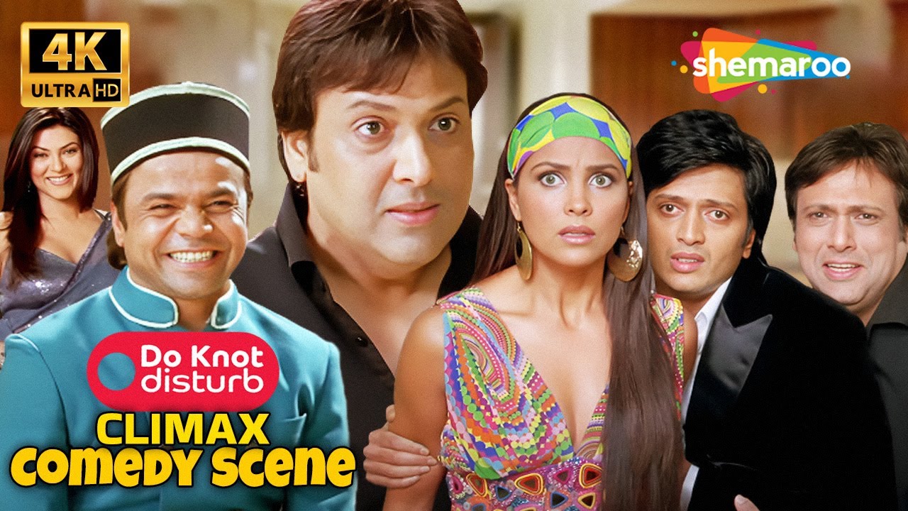 Do Knot Disturb - Most Comedy Climax Scene (4K) - Govinda, Rajpal Yadav ...