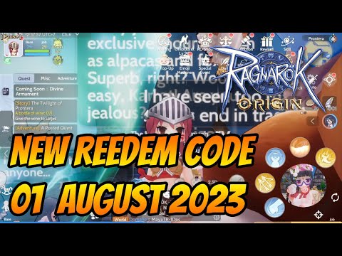 NEW REEDEM CODE IS HERE 01 AUGUST 2023 !! RAGNAROK ORIGIN - RieZz CH ...