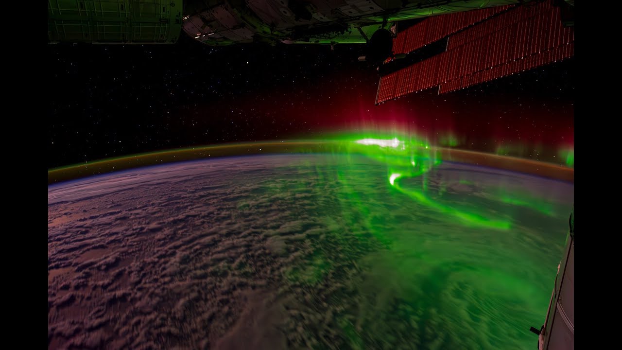 Aurora Seen From Space! Plus Lightning, Comet, and more seen by the ISS ...
