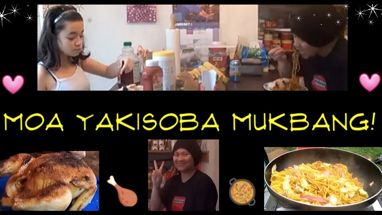 🍗 SAMOAN MOA YAKISOBA MUKBANG! New Recipe! - YouTube