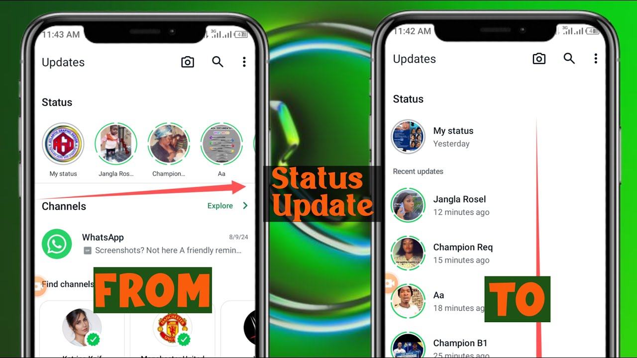 How to Change WhatsApp Status Style: Horizontal to Vertical and Vice ...