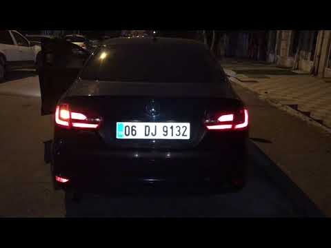 Jetta mk6 Corvette Sinyal! -(ÇAKARLI Sinyal ile Stop Lambası) Park Sinyal Aynı Anda |Gizli Özellik